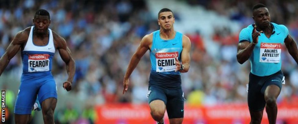 Joel Fearon living the sub-10 dream before British Team Trials - BBC Sport
