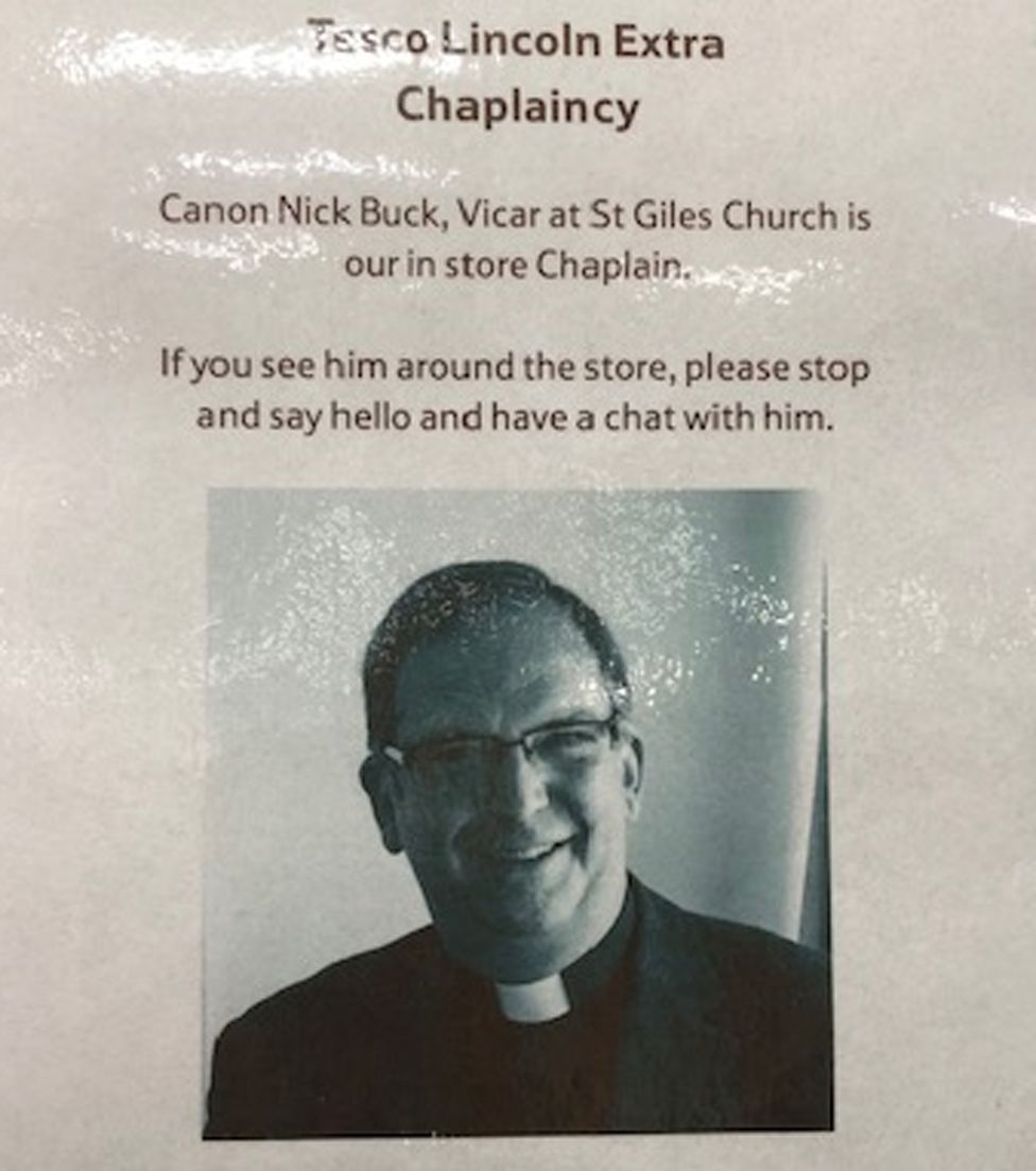 Vicar Nick Buck offering 'listening ear' in Lincoln supermarket aisles ...