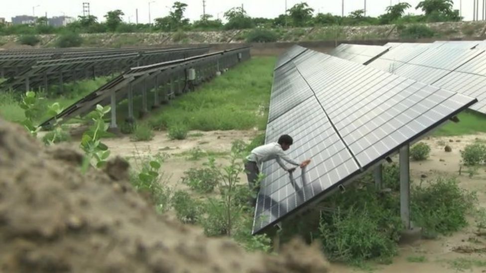 How is the world's first solar powered airport faring? - BBC News