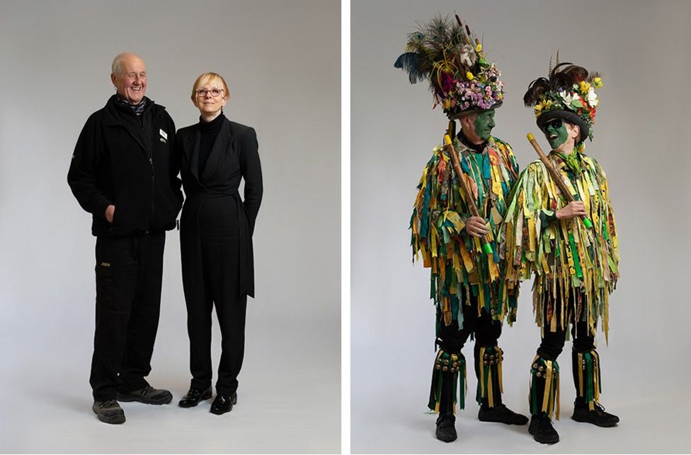 Masks, fighters and witches: Student photographers on show - BBC News