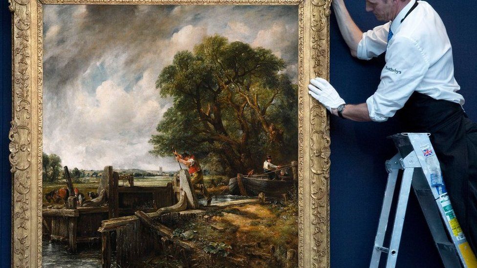 John Constable Suffolk oil sketch sells for £252,000 at Exeter auction ...