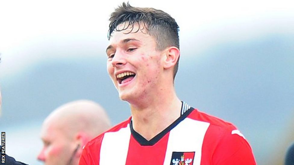 Jordan Storey: Exeter City youngster's progress impresses teammates ...