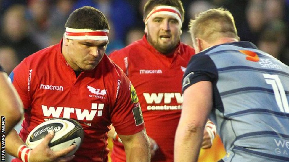 Werner Kruger: Scarlets prop agrees new contract - BBC Sport