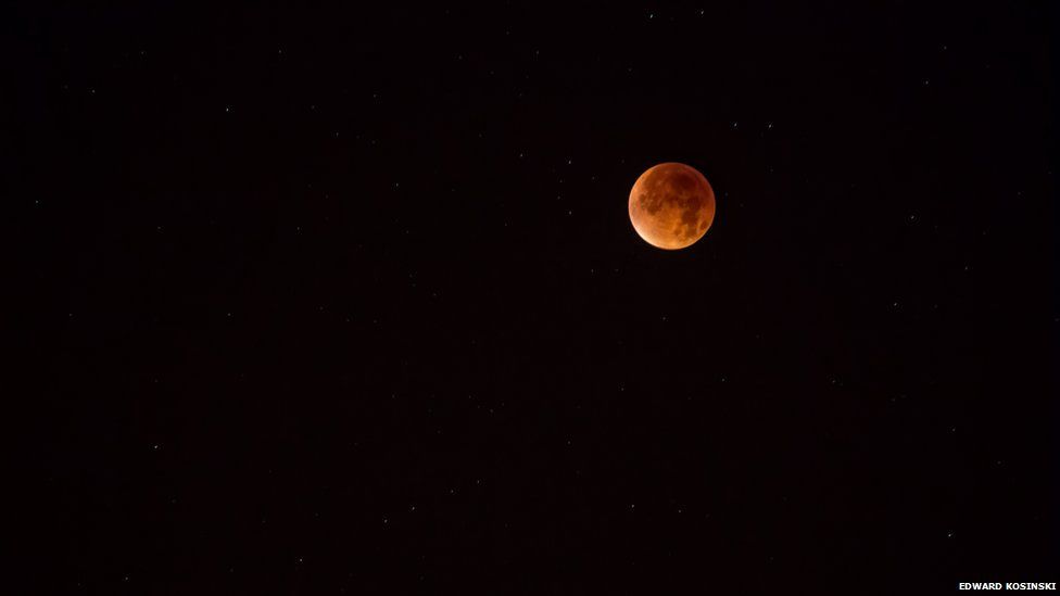 Supermoon eclipse 2015 - BBC Weather