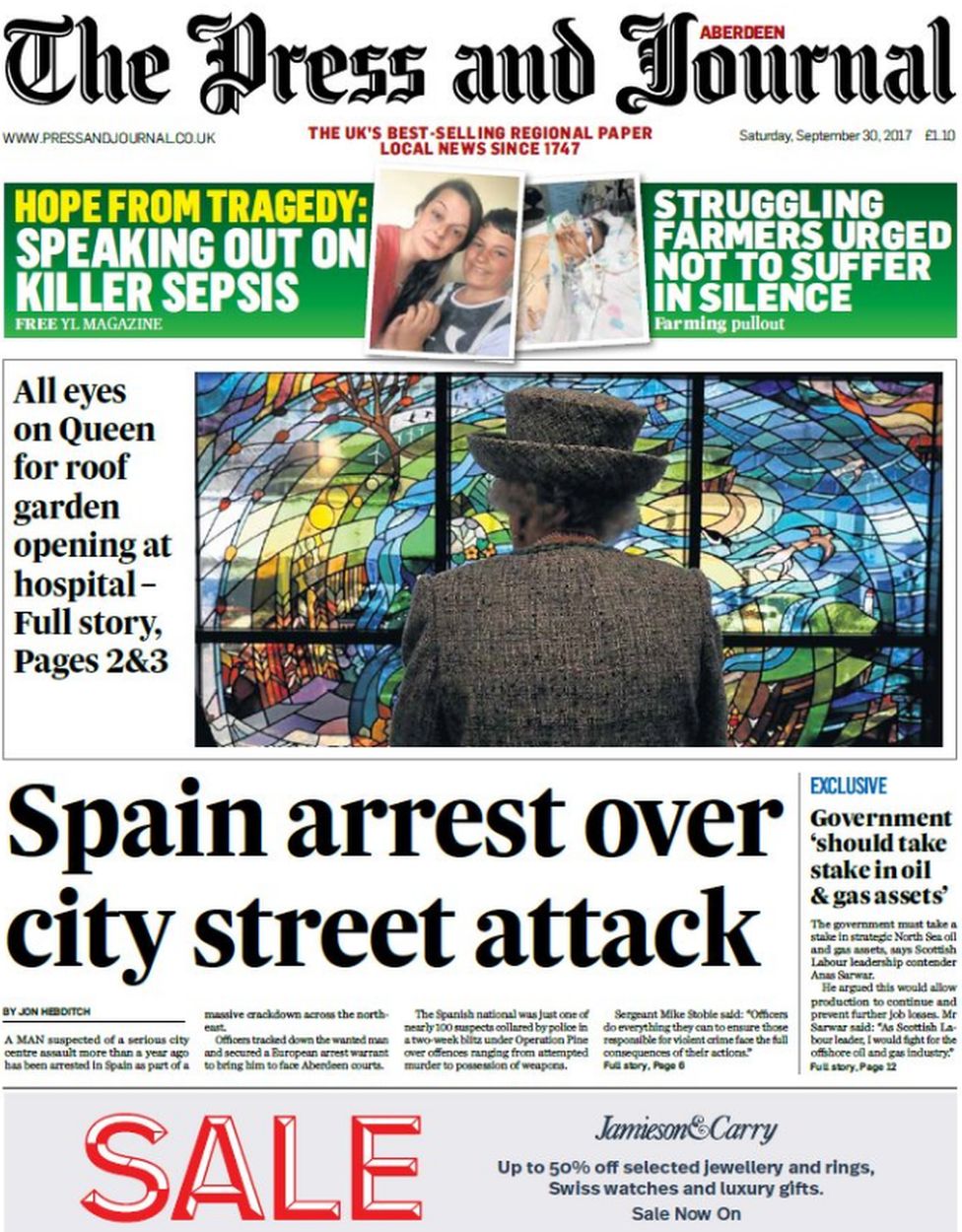 Scotland's papers: Kidnapped man escapes car - BBC News