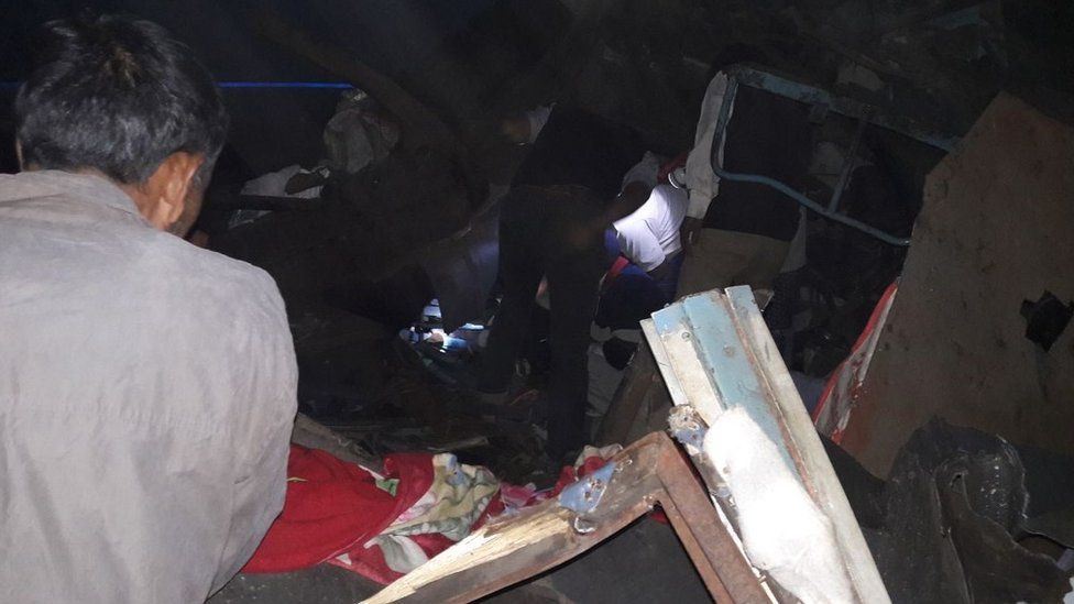 India train crash in pictures - BBC News