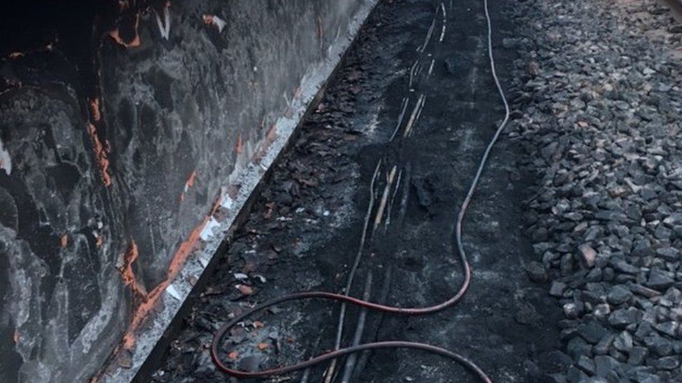 Schoolboy charged over railway fire damage in West Lothian - BBC News