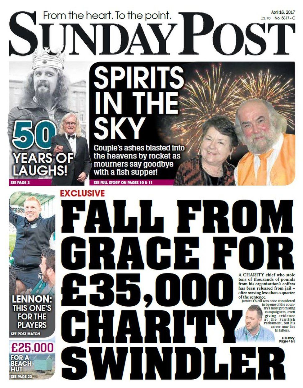 Scotland's papers: 'Christianity in crisis' and Nazi shutdown - BBC News