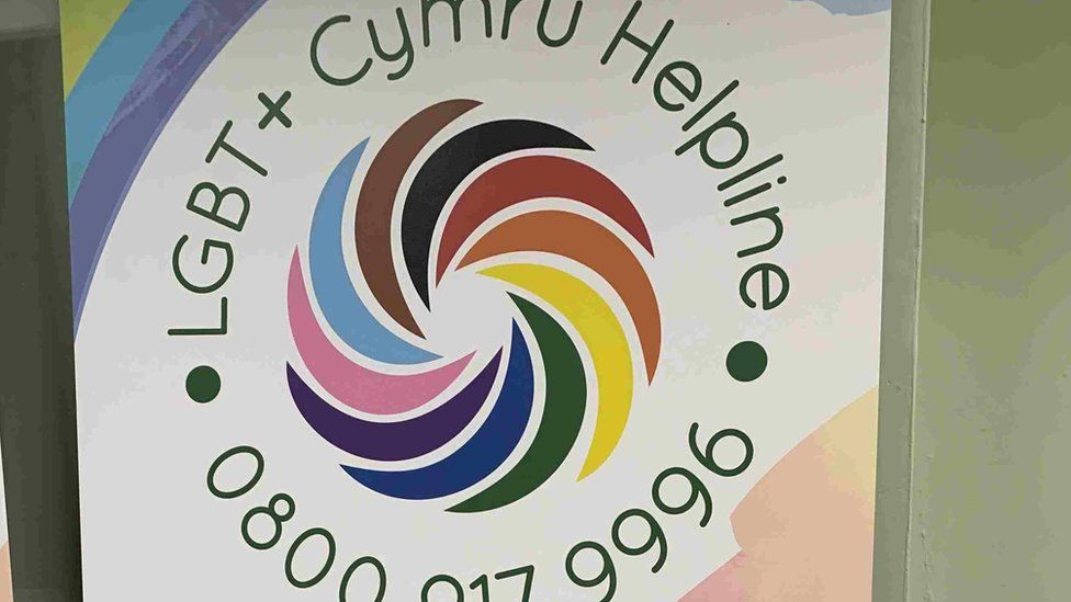'Bywydau mewn perygl' os daw gwasanaeth LHDT+ Cymru i ben - BBC Cymru Fyw