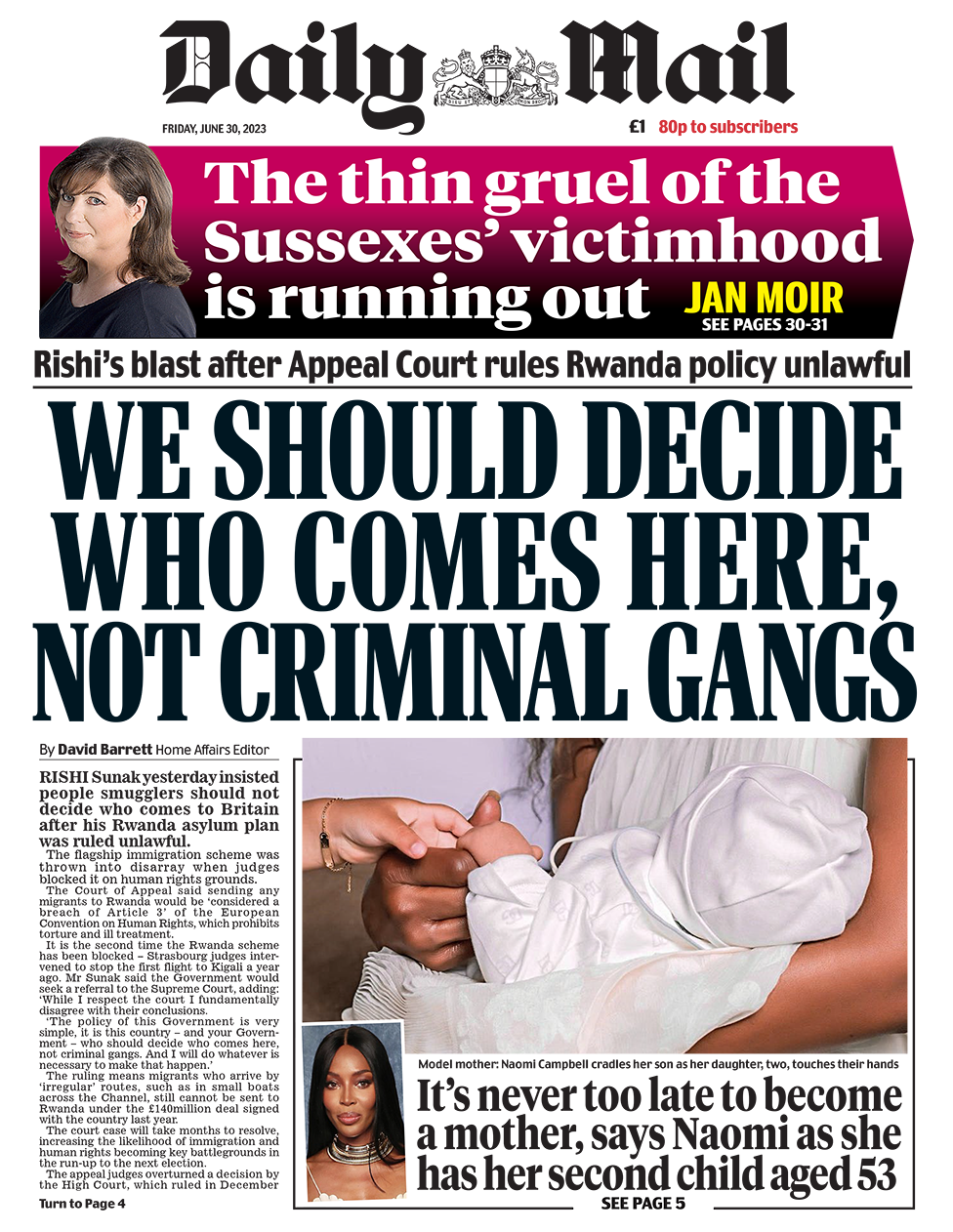 Rwanda policy unlawful and 'radical' NHS overhaul - BBC News