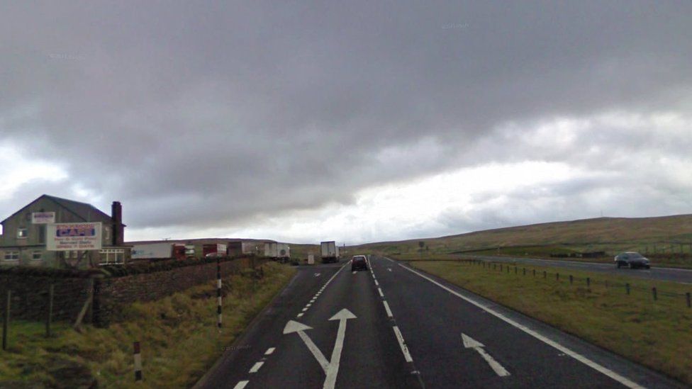 Man killed in A66 car and lorry crash named - BBC News