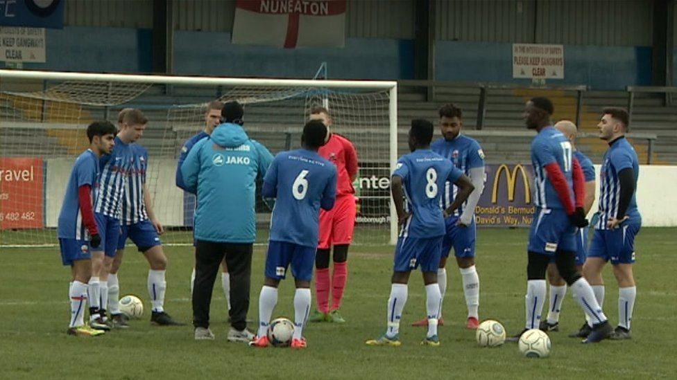 Nuneaton Borough FC moves 'last' game to Stratford Town - BBC News