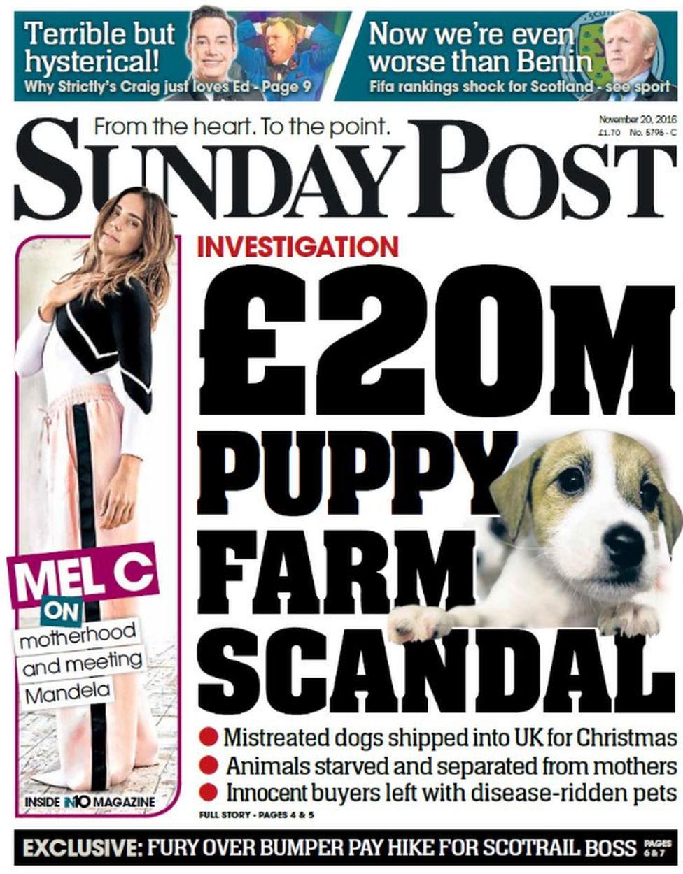 Scotland's papers: ScotRail 'crisis' and T in the Park 'switch' - BBC News