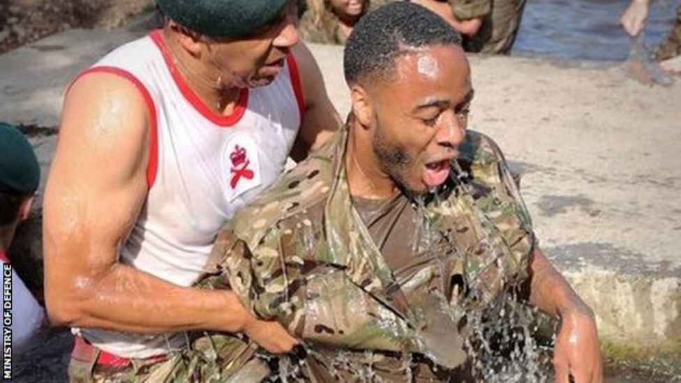 England players put through Royal Marines boot camp - BBC Sport