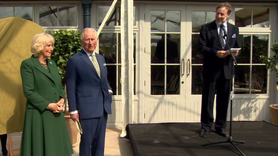 Charles and Camilla reopen refurbished Hillsborough Castle - BBC News