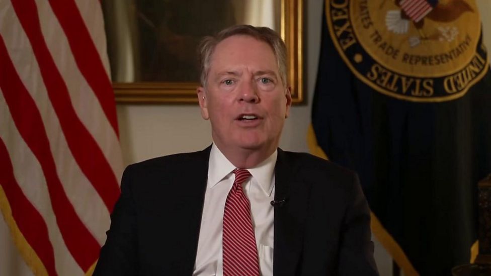 Trump trade chief wants WTO leadership race reopened - BBC News