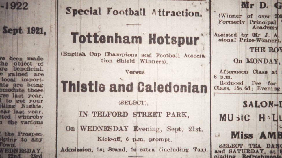 When Spurs were humbled in the Highlands - BBC News
