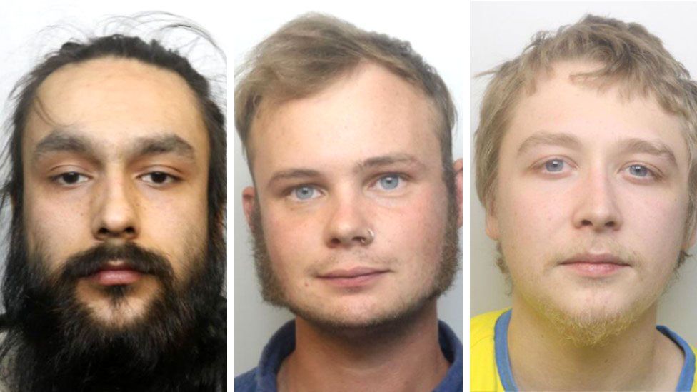 Three jailed after admitting offences during Bristol riot - BBC News