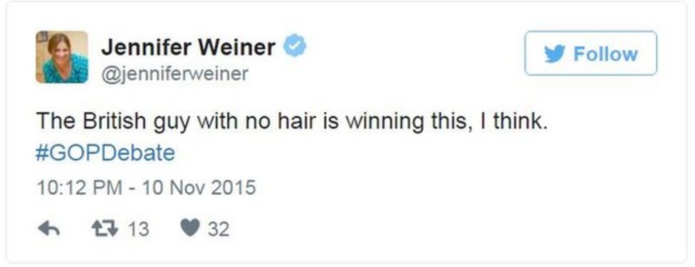 And the Republican debate winner is... the British guy - BBC News