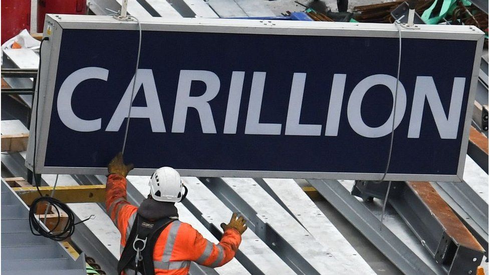 Another 452 jobs to go after Carillion failure - BBC News
