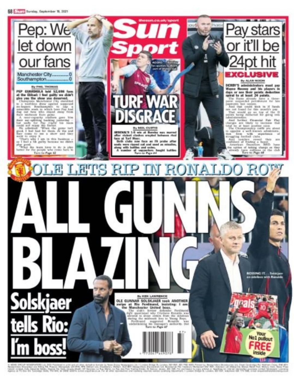Sunday's back pages - BBC Sport