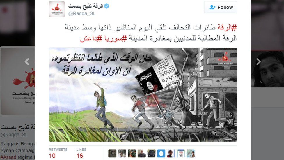 Syrian social media fears Raqqa campaign backlash - BBC News