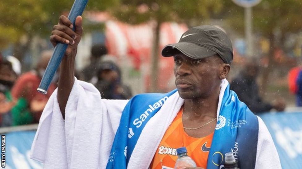 Stephen Mokoka breaks world record on 50km debut - BBC Sport