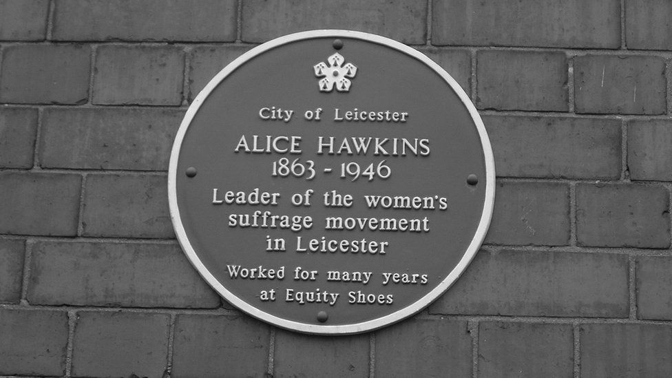 Statue success for Leicester Suffragette Alice Hawkins - BBC News