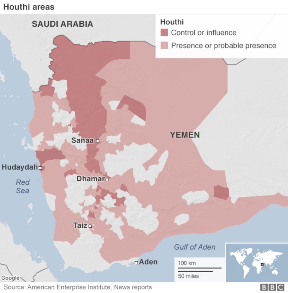 Yemen war: Does capture of air base mark a turning point? - BBC News