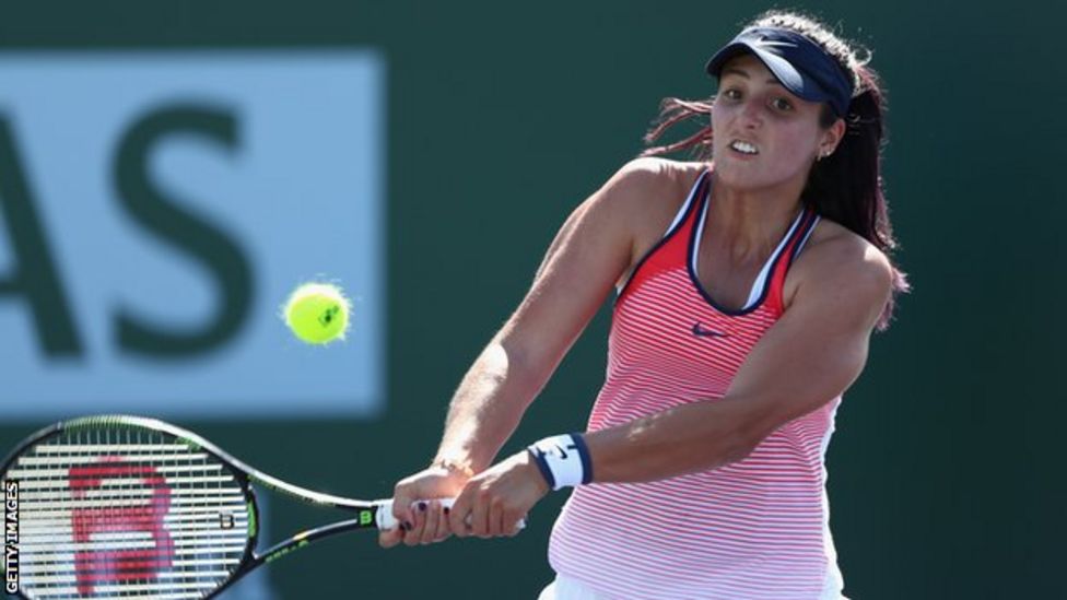 Laura Robson '100% better' but loses on WTA Tour comeback - BBC Sport