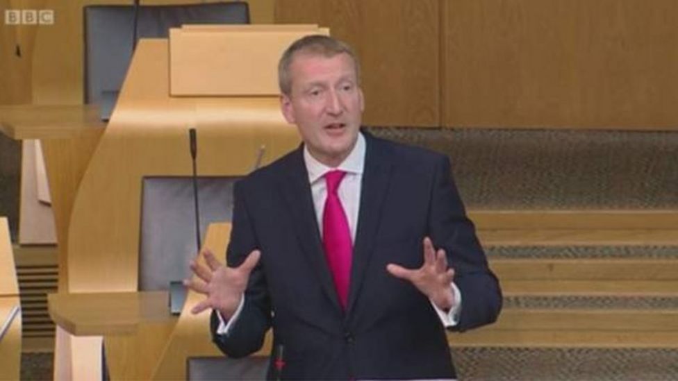 Scaring Tavish Scott at FMQs - BBC News
