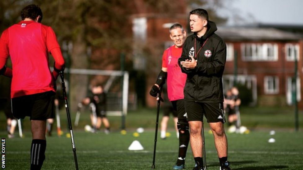 Owen Coyle Jr on his dad, coaching and amputee football - BBC Sport
