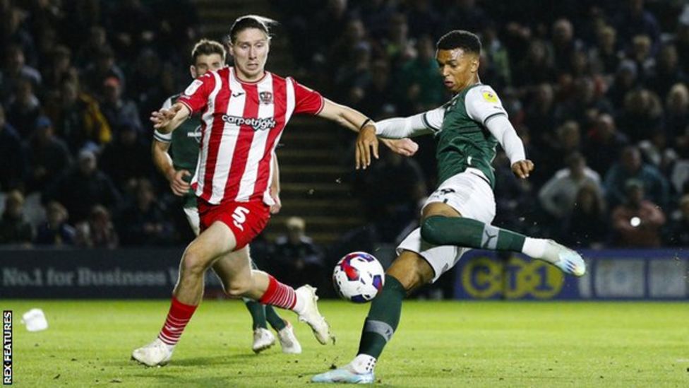 Plymouth Argyle 4-2 Exeter City: Ryan Hardie's late double sees ...