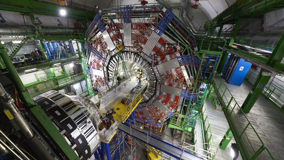 Huge Large Hadron Collider experiment gets 'heart transplant' - BBC News