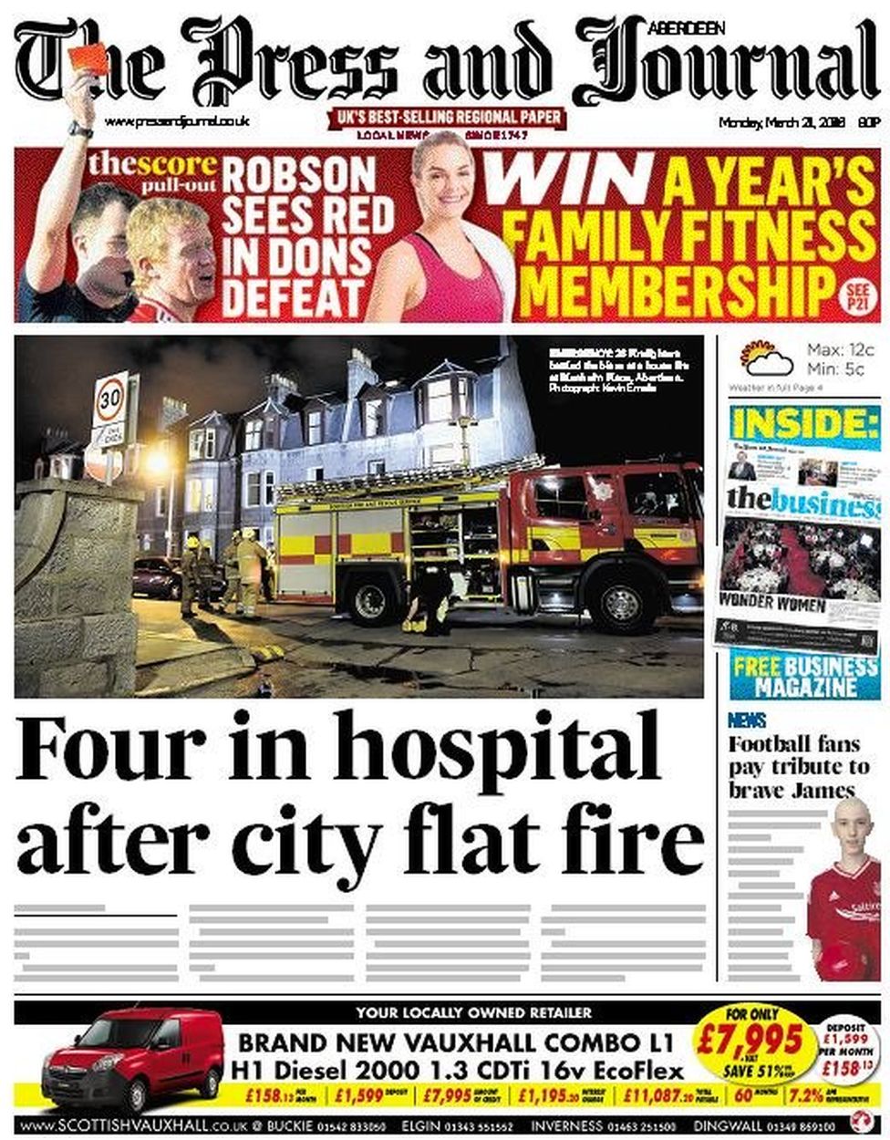 Monday's Scottish papers: IDS on Osborne and fraudster dies in jail ...