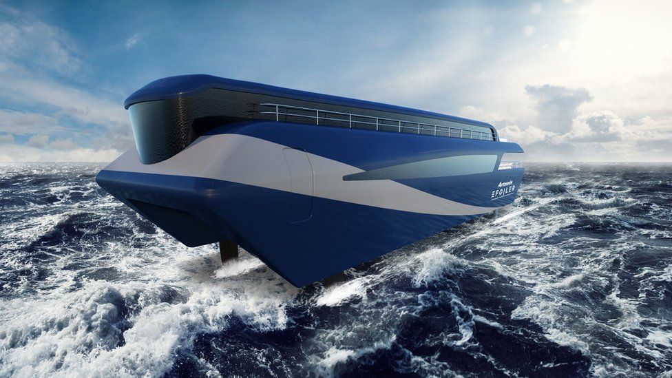 P&O: Hybrid and double-ended ferry begins Channel crossings - BBC News