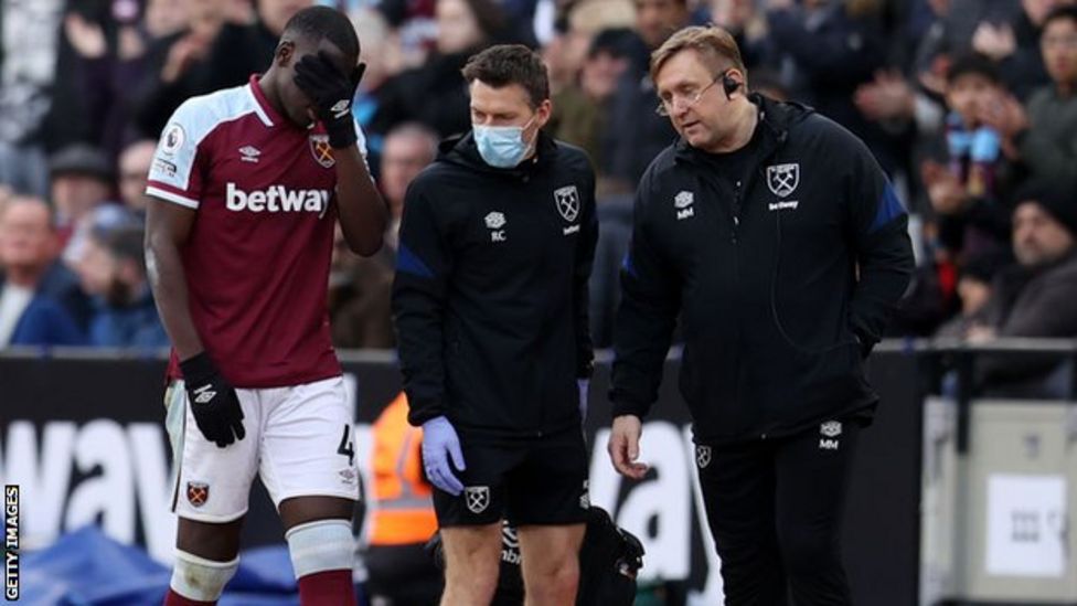 Kurt Zouma injury adds to West Ham defensive shortage - BBC Sport