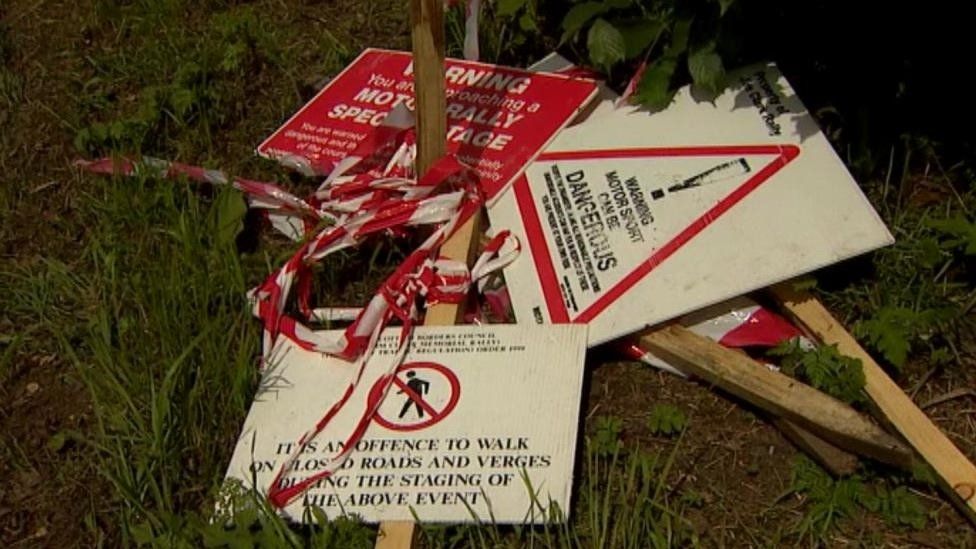 Jim Clark Rally crash road stretch 'infamous' - BBC News