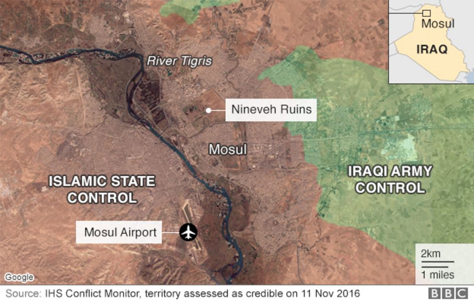 Mosul battle: IS hangs bodies of 40 civilians from poles in Iraqi city ...