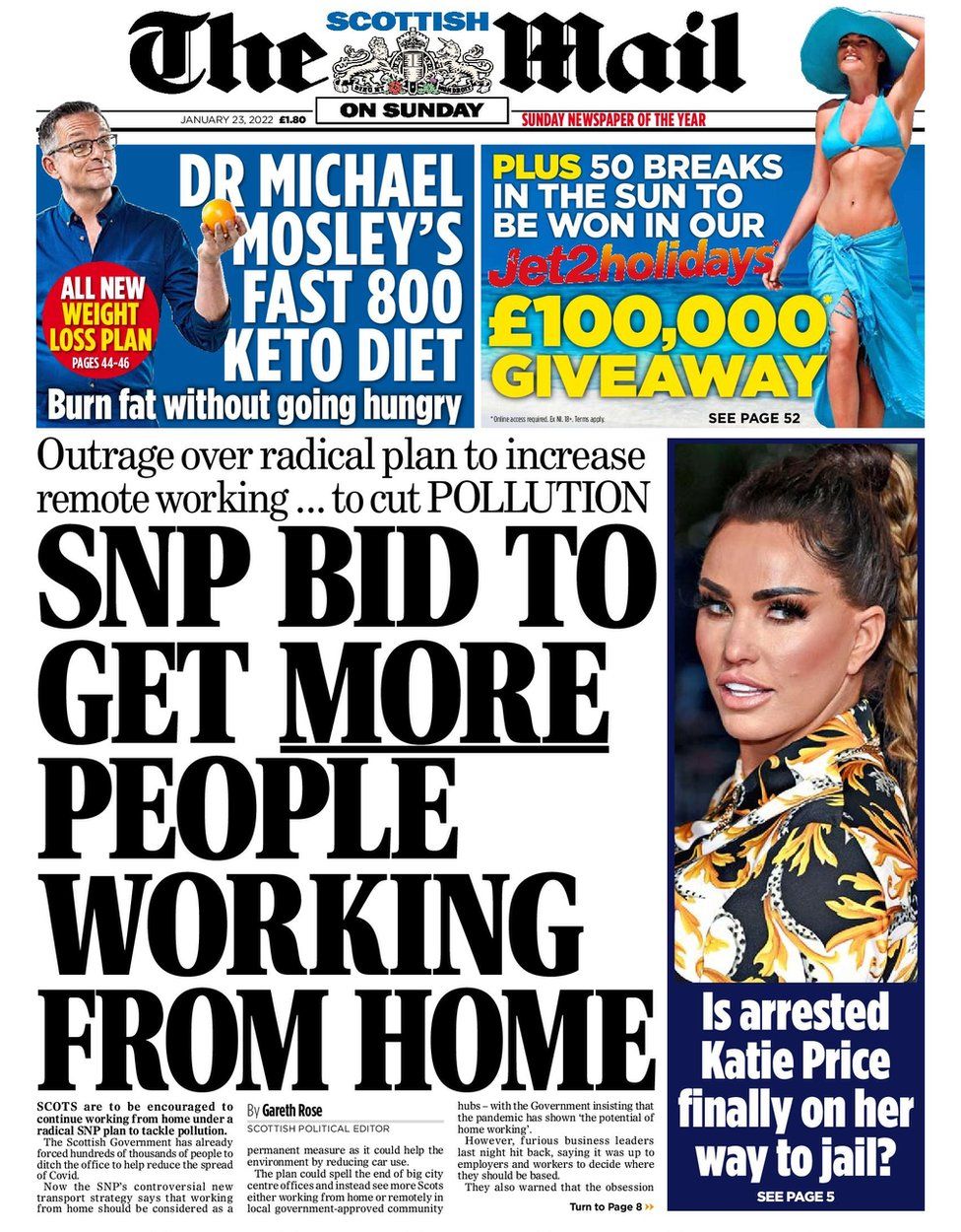Scotland's papers: Scotland 'to lose billions' and conman revelations ...