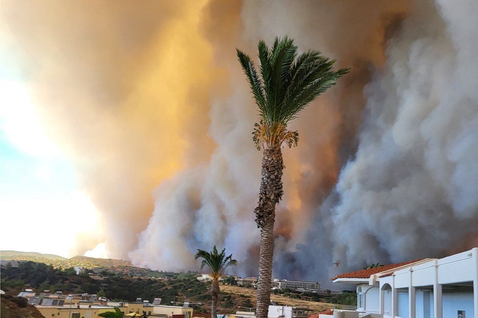 Rhodes fires: 'It was the most terrifying thing I have been through ...