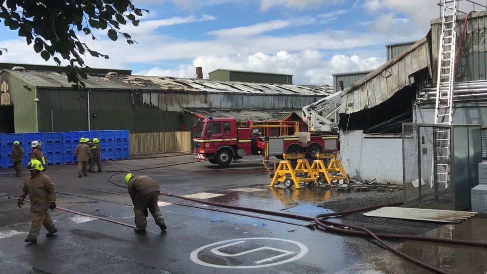 Brechin abattoir hit by overnight fire - BBC News