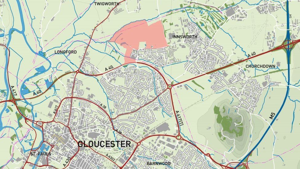A40 Innsworth roundabout will not open until late spring - BBC News