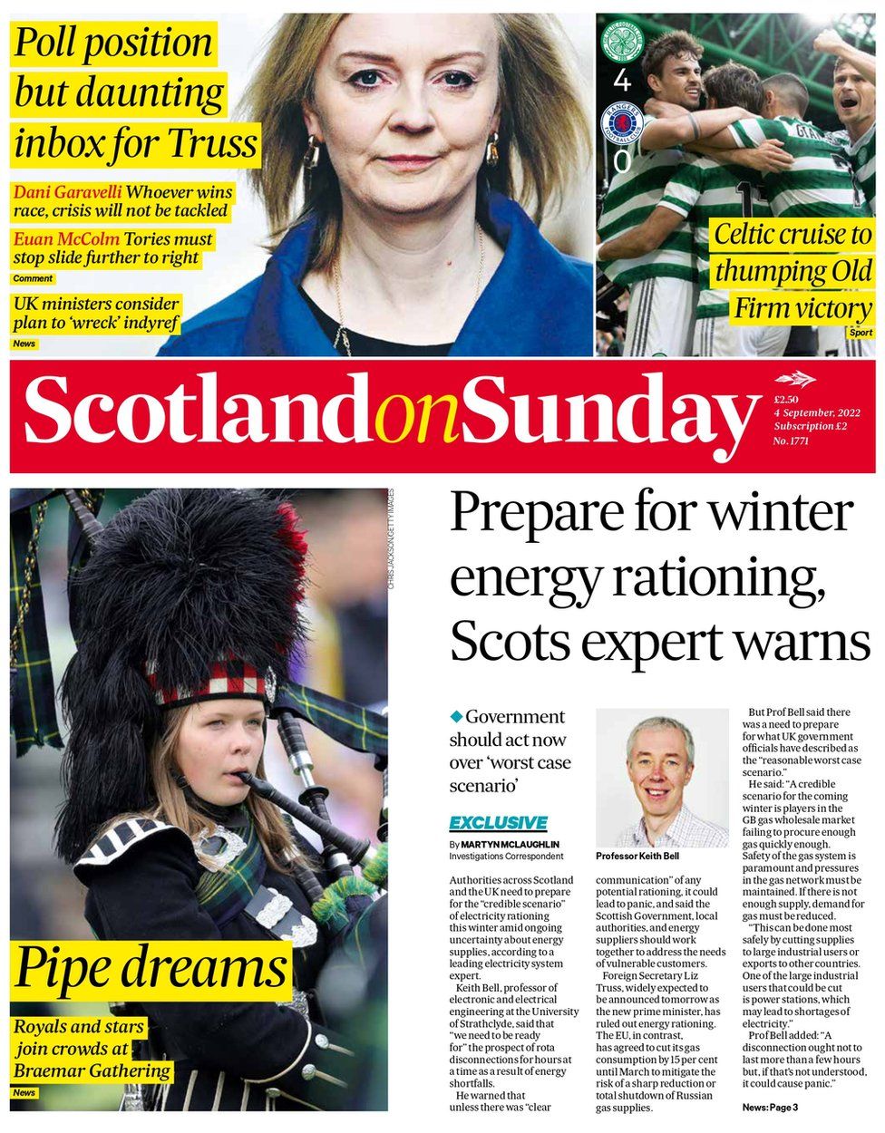 Scotland's papers: Sturgeon's vow on PM and boy's club whistleblower ...