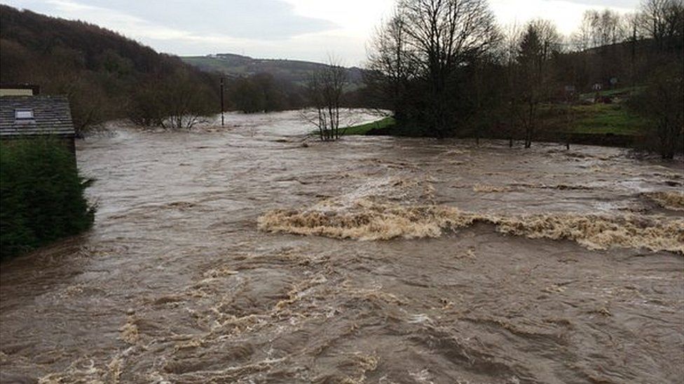 Pictures show scale of north of England floods - BBC News