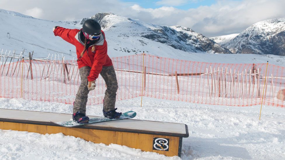 Recent snowfall boost for Scottish snowsports festival - BBC News