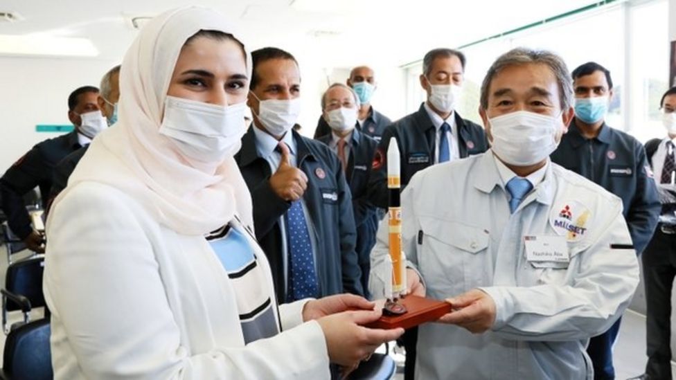 Hope probe: UAE launches historic first mission to Mars - BBC News