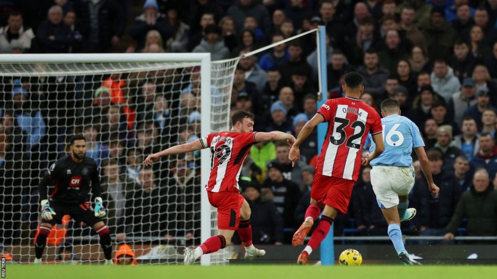 Man City 2-0 Sheff Utd: Rodri and Julian Alvarez score as defending ...