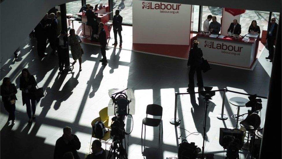 Rain, more rain and no Brexit at Labour Party Conference - BBC News