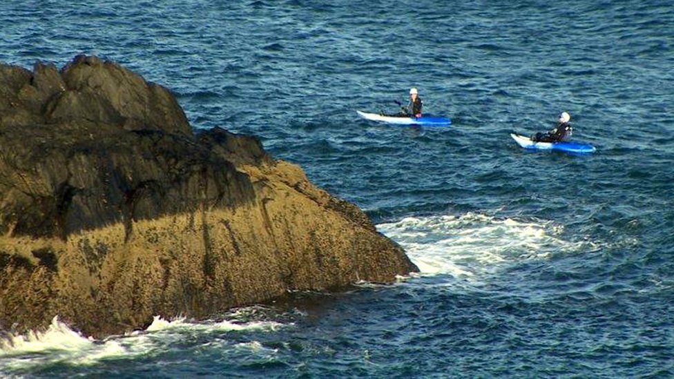 Search to continue after kayak found in Dominic Jackson search - BBC News